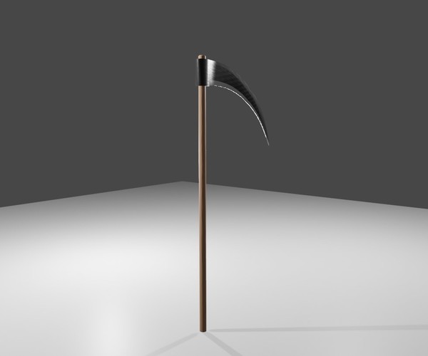 ArtStation - Scythe Tool - Ferramenta Foice Low-poly 3D model | Game Assets