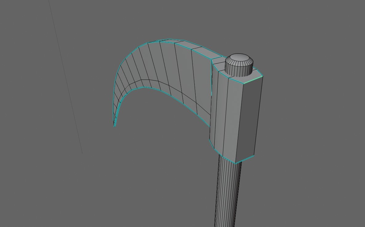 ArtStation - Scythe Tool - Ferramenta Foice Low-poly 3D model | Game Assets