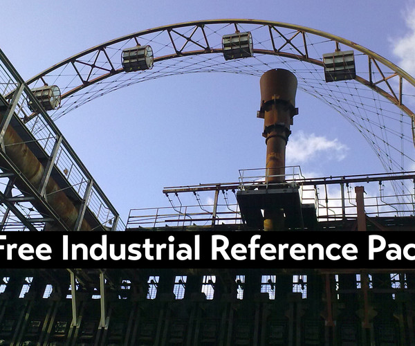 ArtStation - Free Industrial Reference Pack | Resources