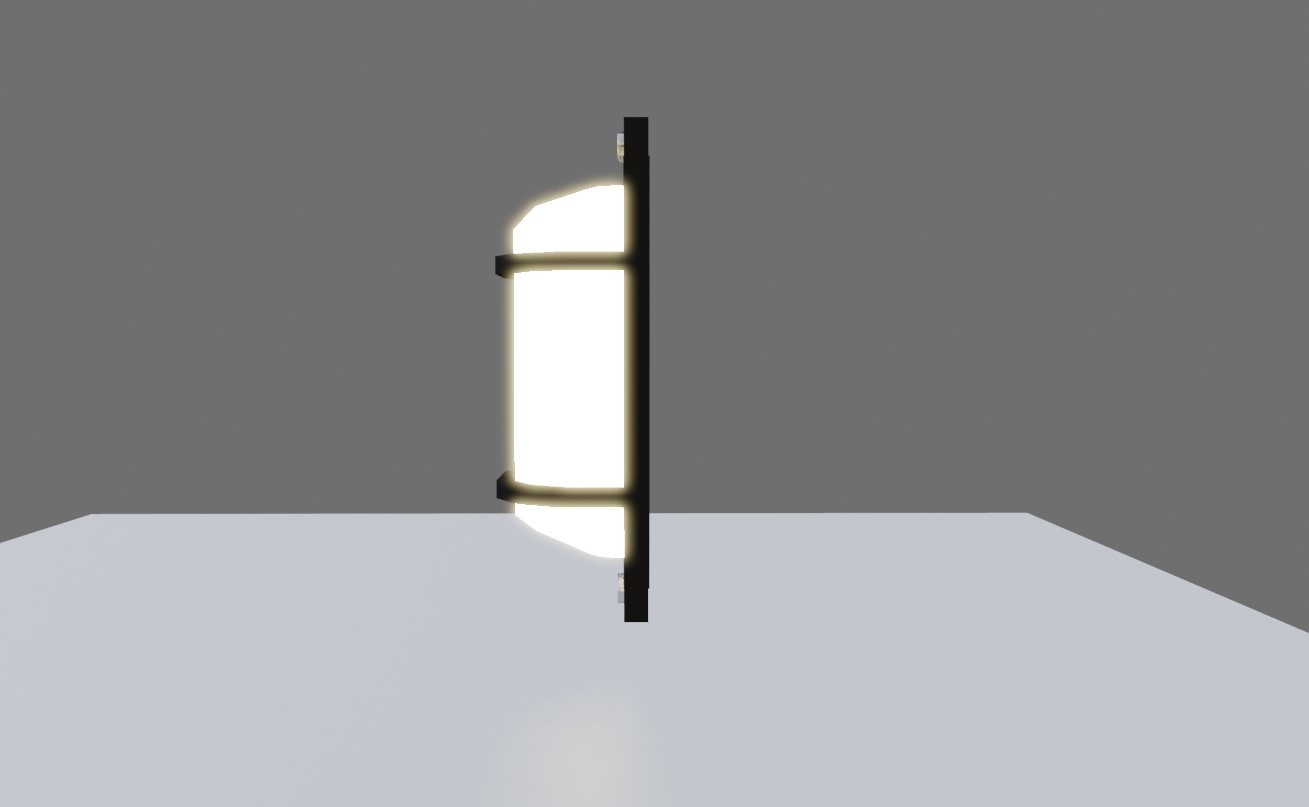 ArtStation - Wall Light - Tunnel - Lamp - Luz de Parede Low-poly 3D ...