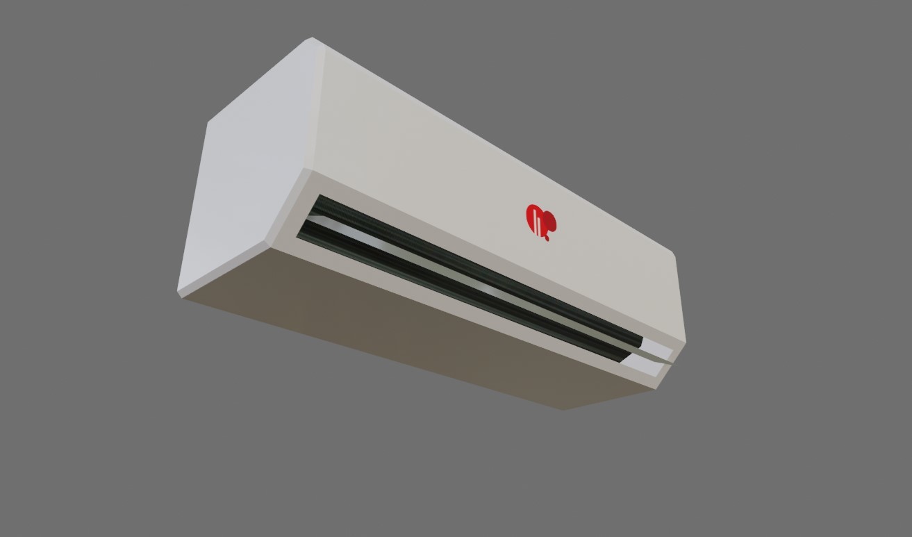 ArtStation - Air Conditioning Internal - Fan - Ar Condicionado Low-poly ...