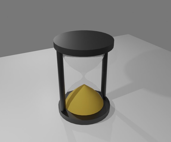 ArtStation - Hourglass - Sand Timer - Ampulheta Low-poly 3D model | Game Assets