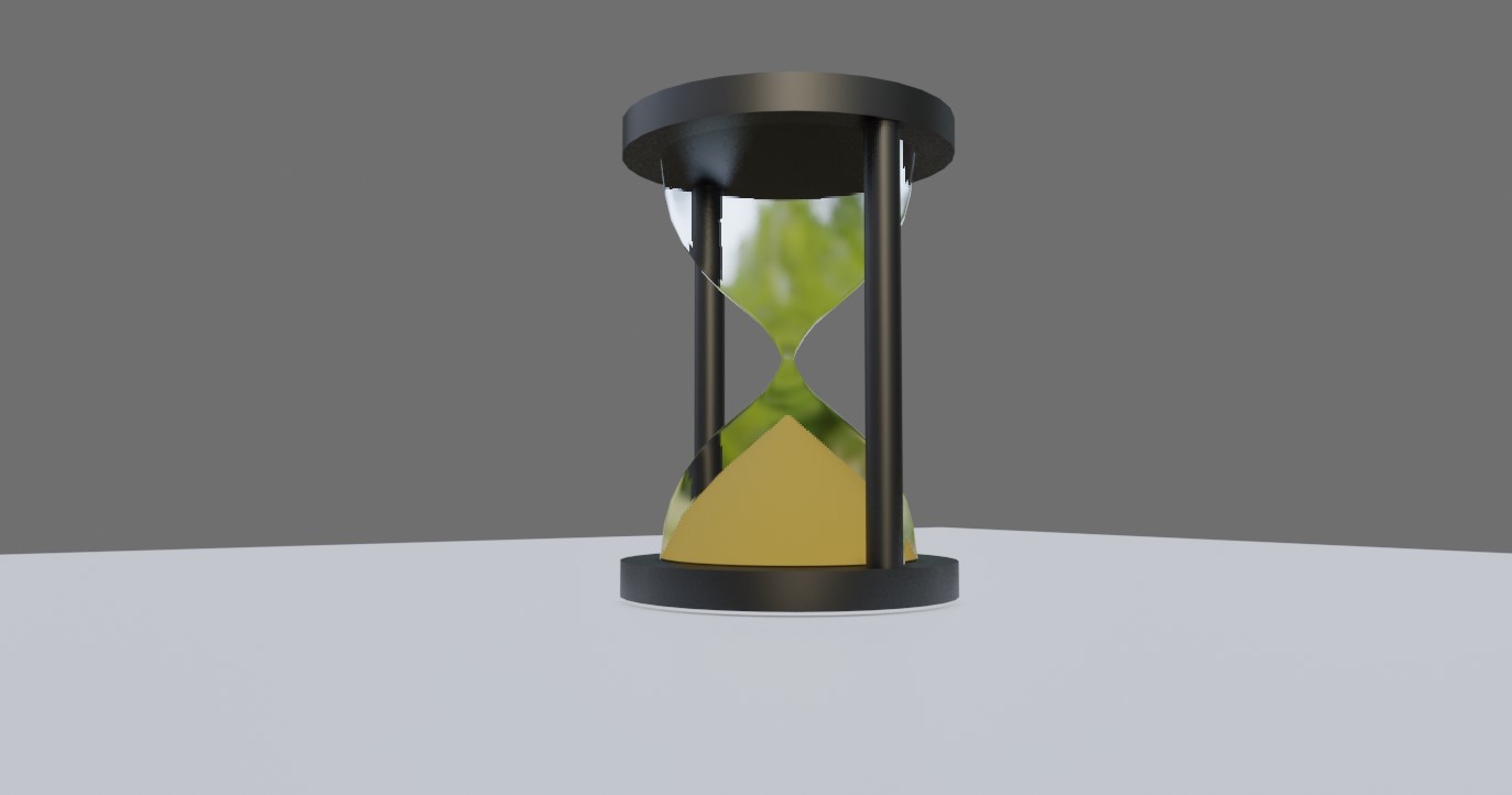 ArtStation - Hourglass - Sand Timer - Ampulheta Low-poly 3D model | Game Assets
