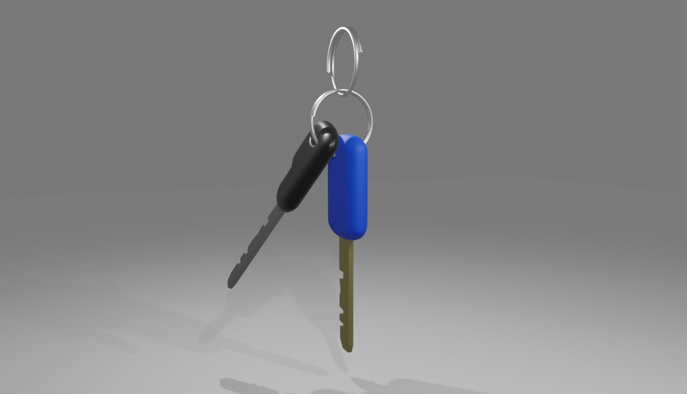 ArtStation - Car Keys - Locksmith - Chave de Carro - Chaveiro 3D model ...