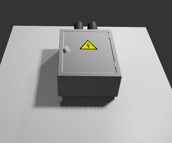 ArtStation - Circuit Breaker Box - Fuse - Electricity - Caixa de ...