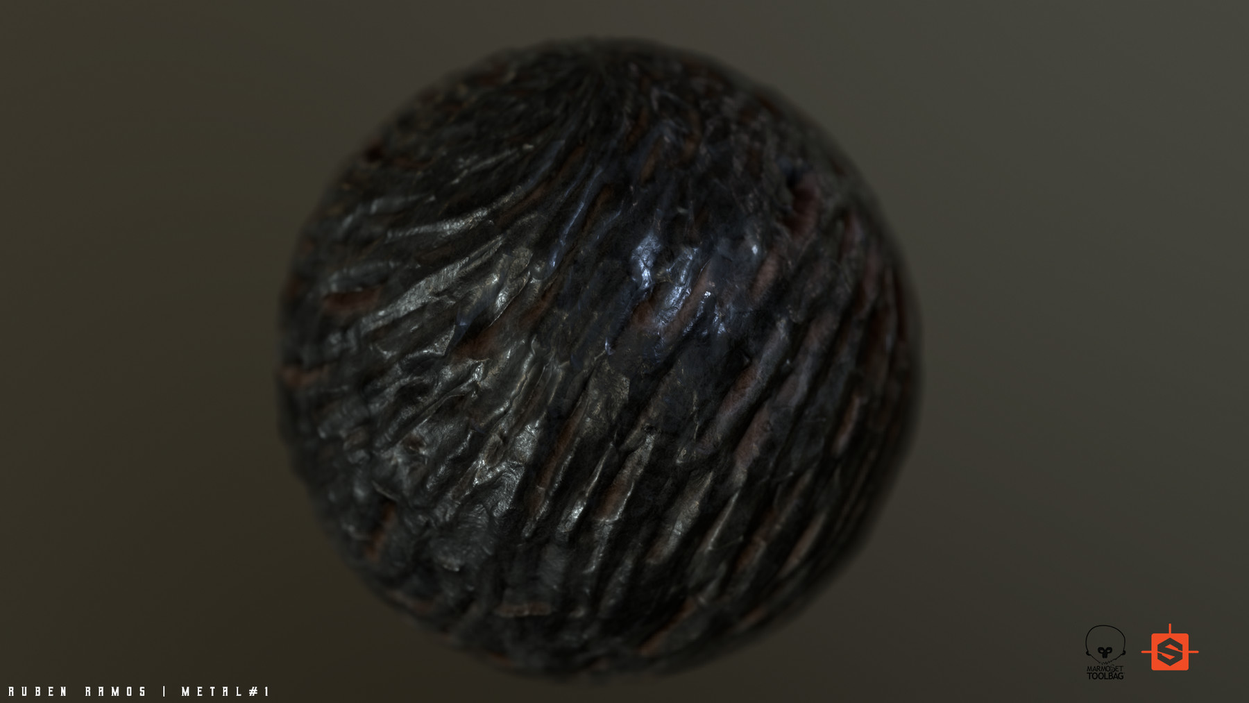 ArtStation - Orc Metal - Substance material + Bonus Content | Resources