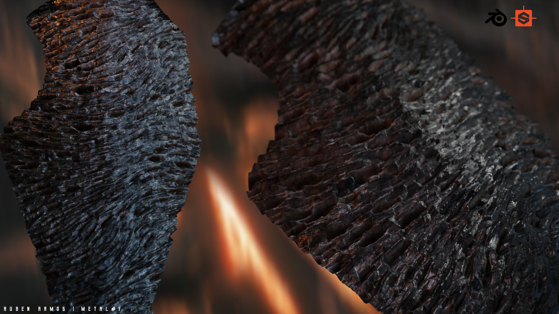 ArtStation - Orc Metal - Substance material + Bonus Content | Resources