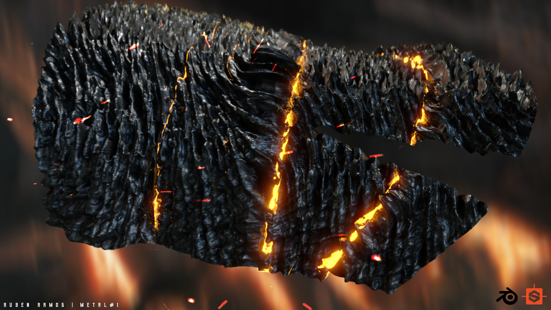 ArtStation - Orc Metal - Substance material + Bonus Content | Resources