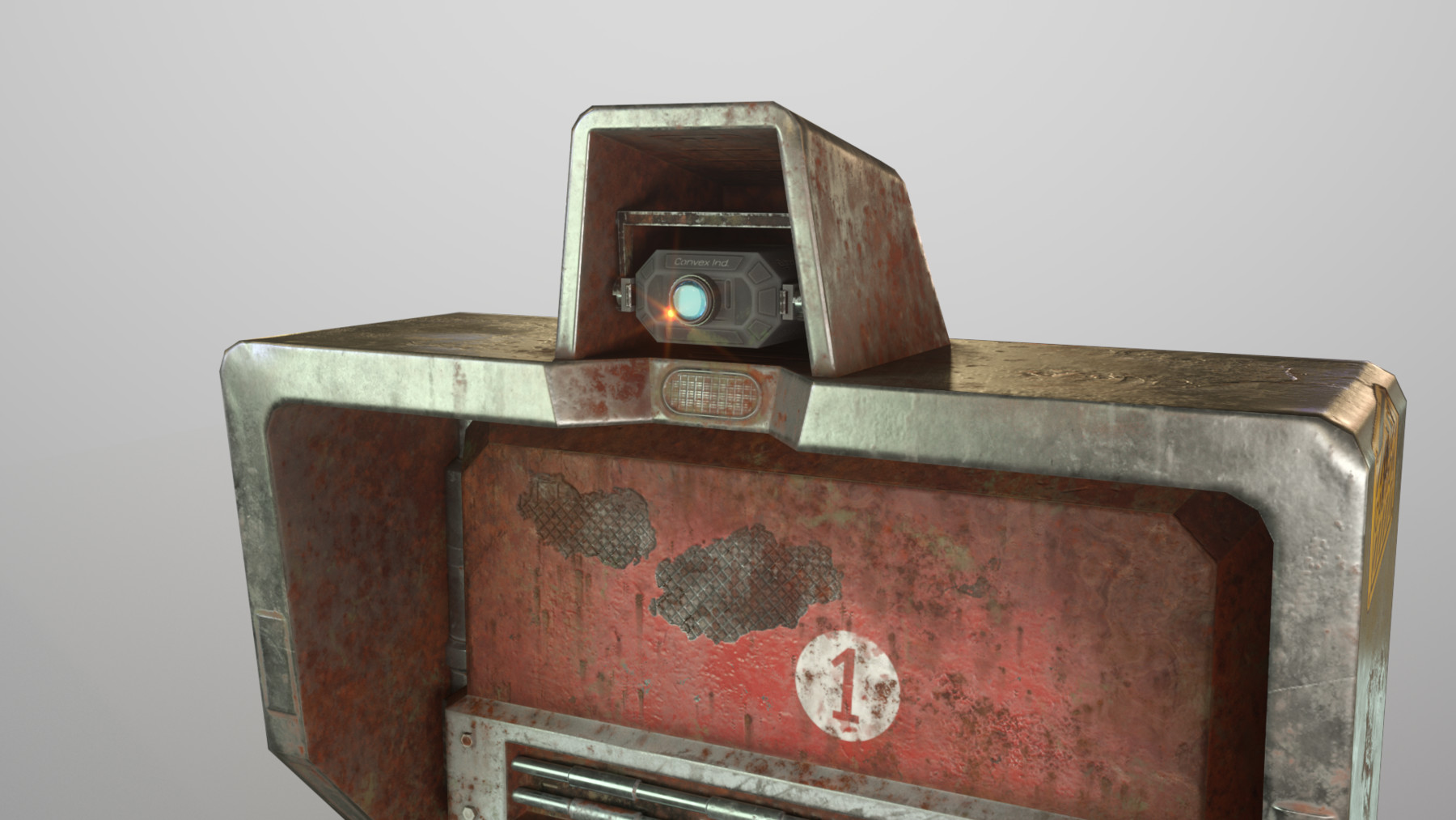 ArtStation - Cyberpunk sci-fi security door | Game Assets