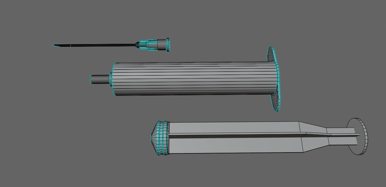 ArtStation - Syringe 10ml - Injection - Seringa - Injecao 3D model | Game Assets