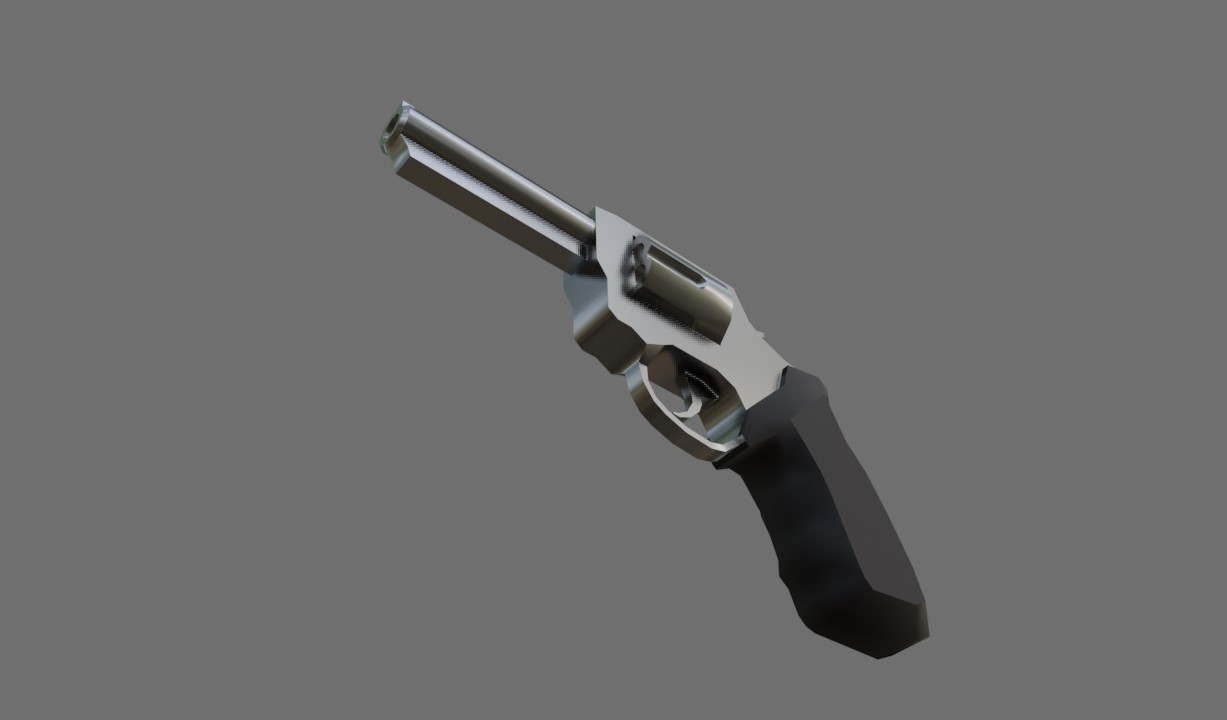 ArtStation - Revolver Caliber 38 for Games - Gun - Weapon -Arma Low ...