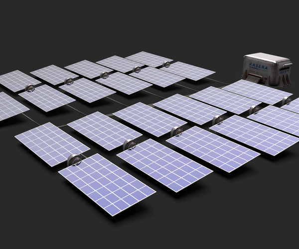 ArtStation - Solar Panels 3D model | Resources