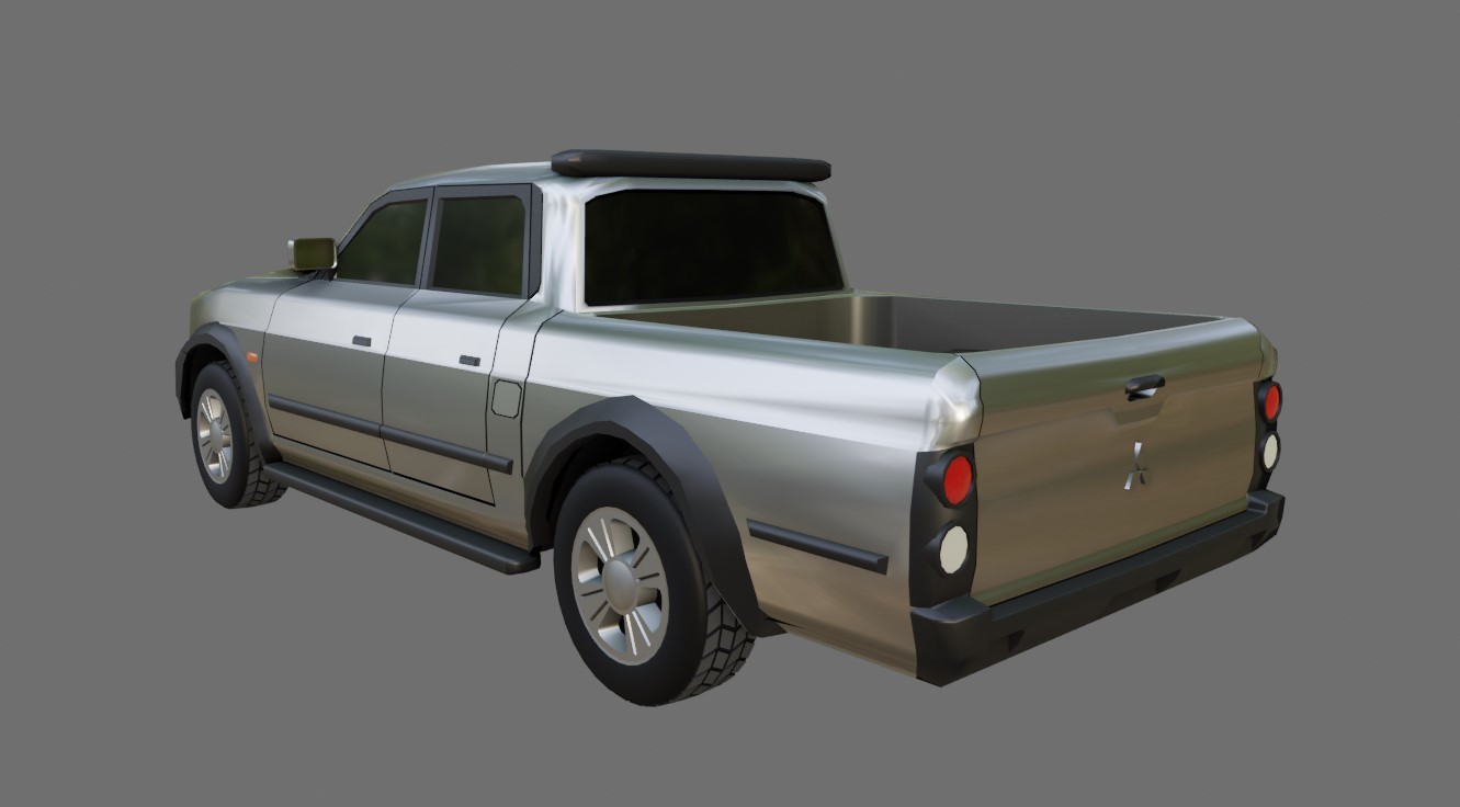 ArtStation - Pickup Truck - Car - Mitsubishi L200 Outdoor - Picape ...
