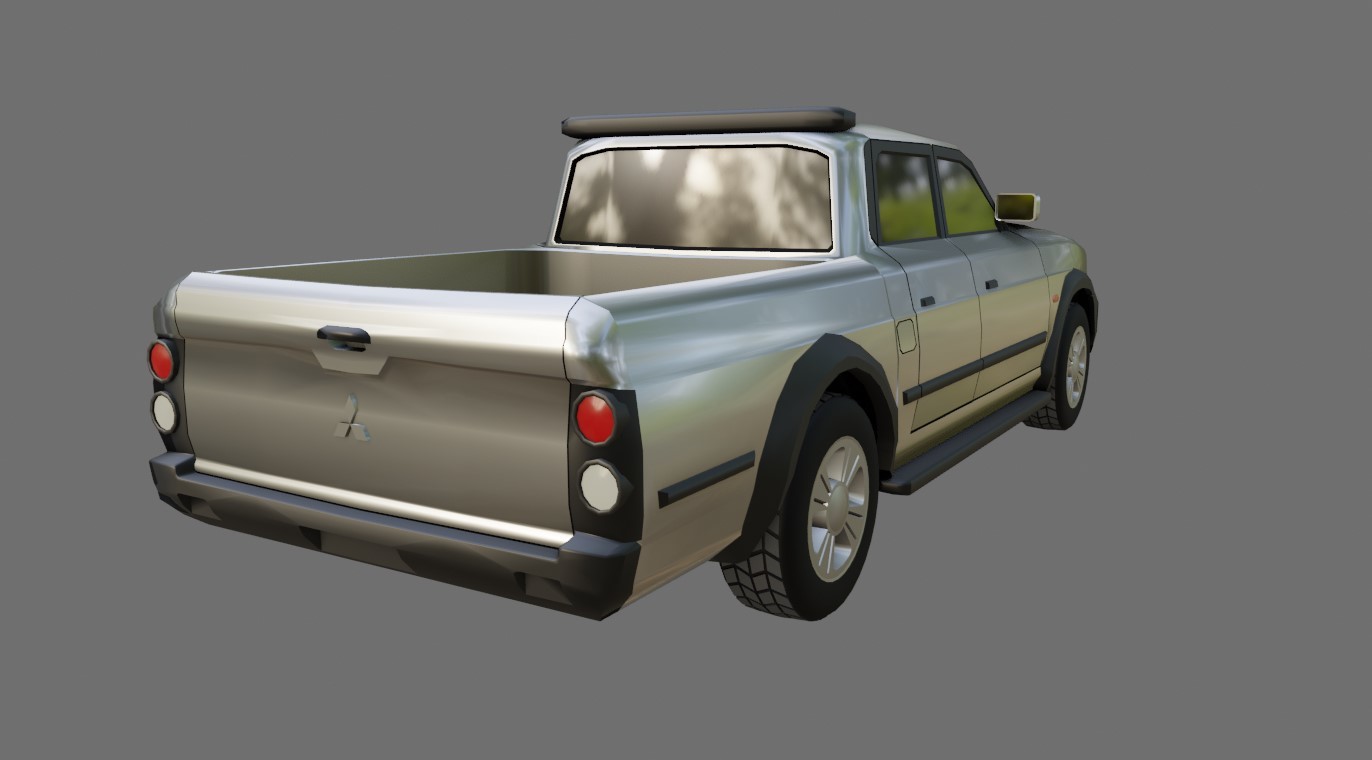 ArtStation - Pickup Truck - Car - Mitsubishi L200 Outdoor - Picape ...