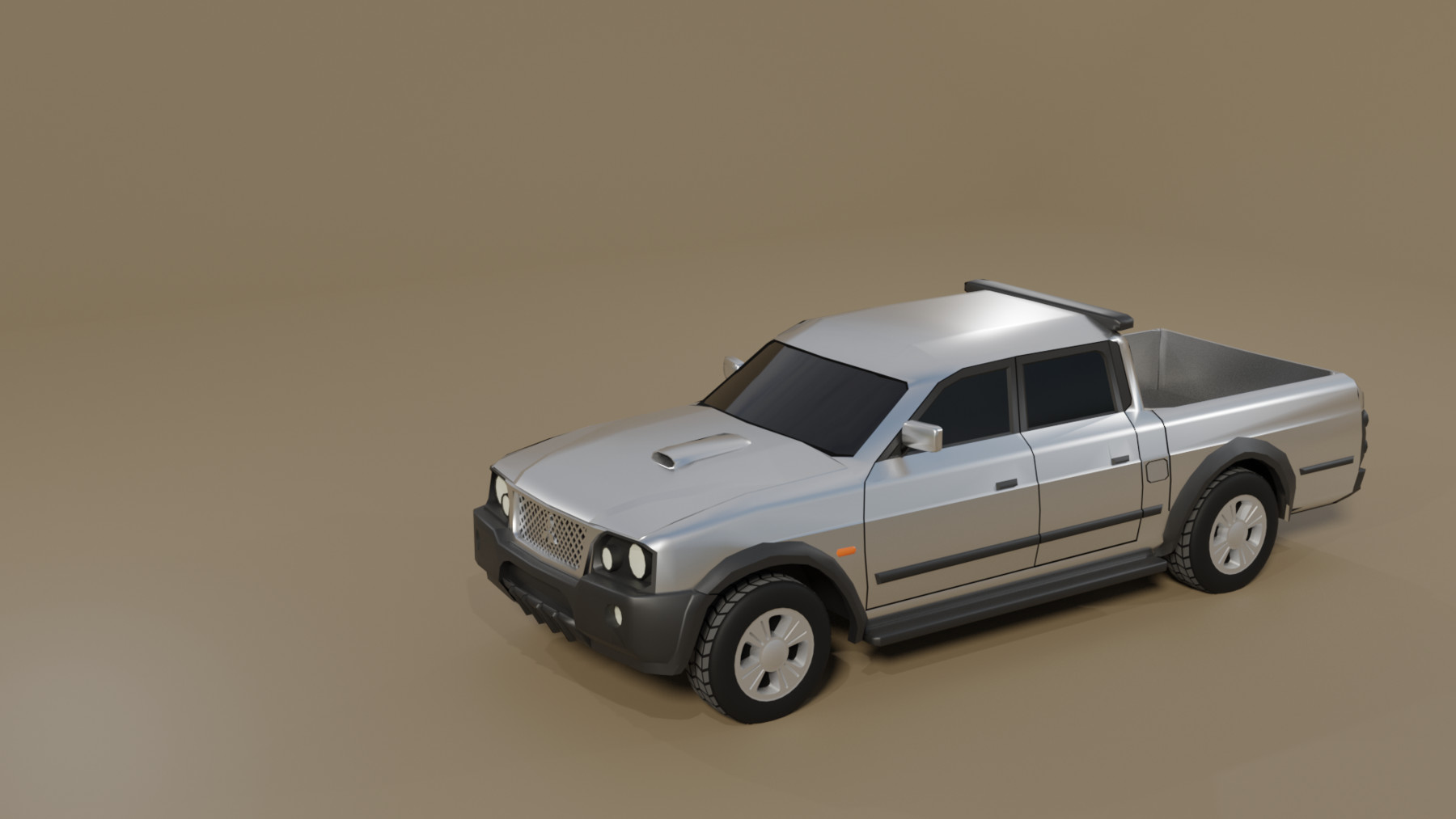 ArtStation - Pickup Truck - Car - Mitsubishi L200 Outdoor - Picape ...