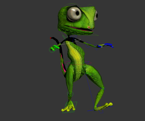 ArtStation - 3D Lizard Game Character RIGGED | Game Assets