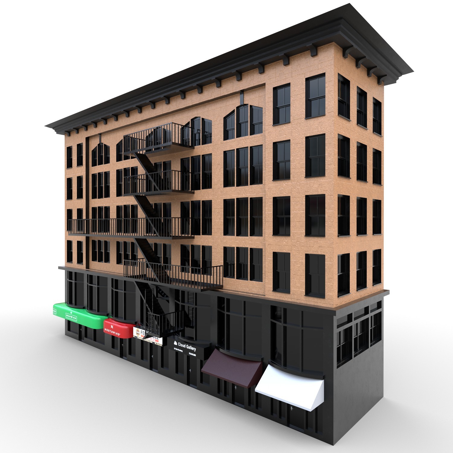 ArtStation - NYC Building 2- PBR | Game Assets