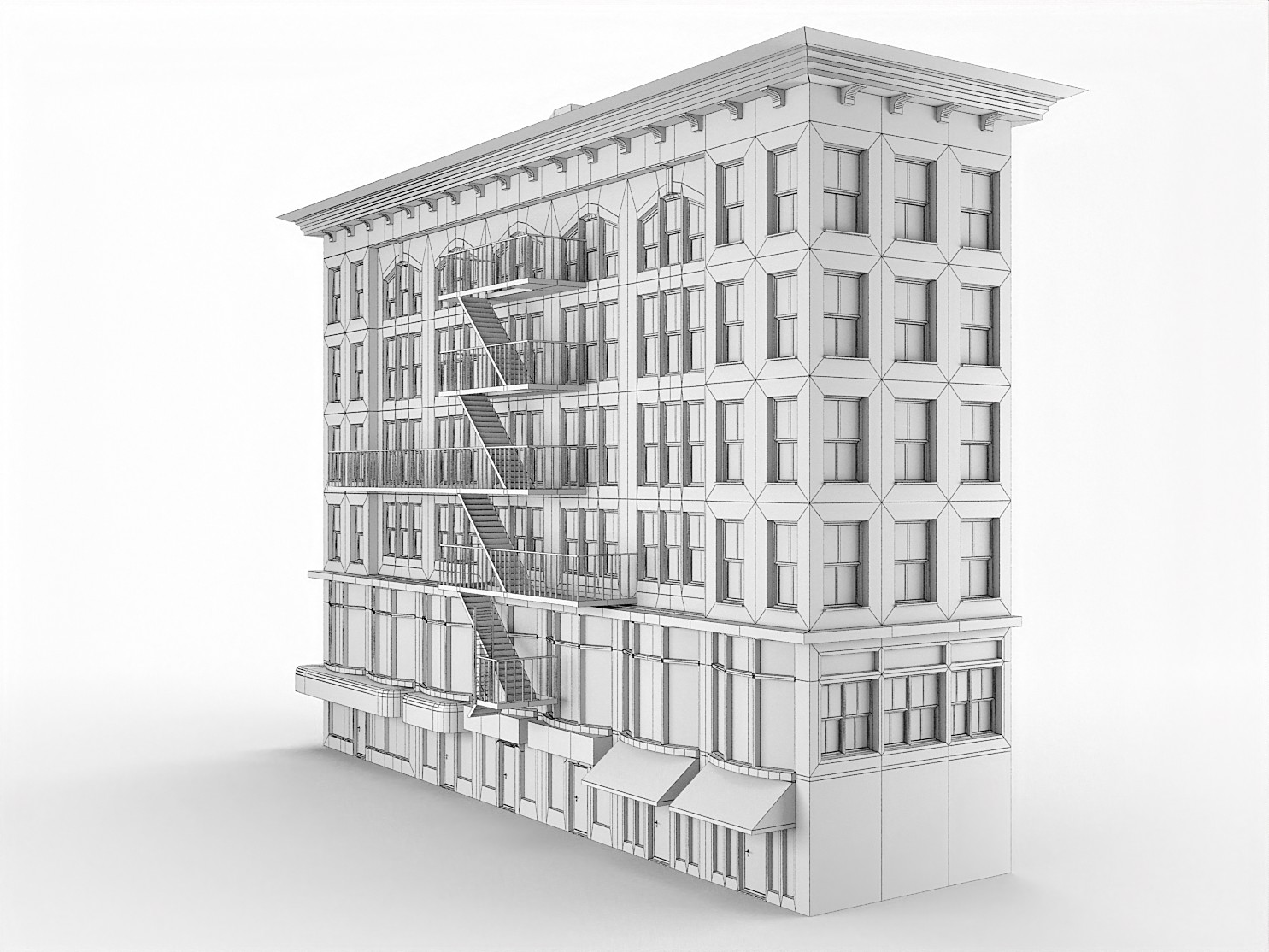 ArtStation - NYC Building 2- PBR | Game Assets