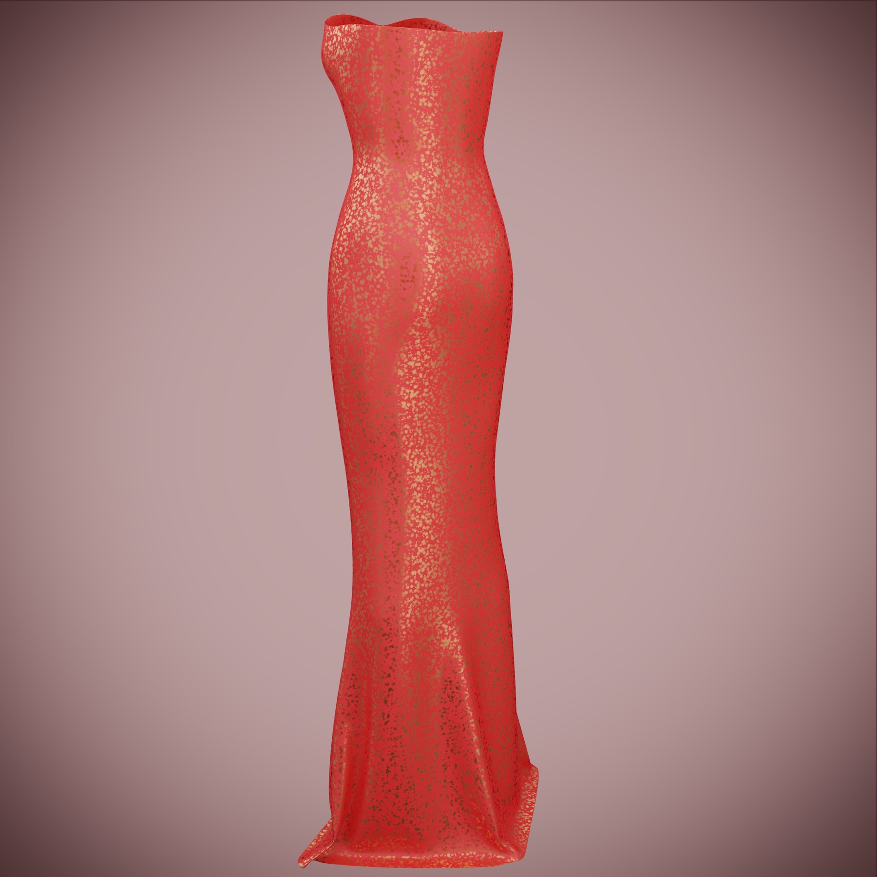 ArtStation - Elegant sequin silk dress 3d model | Resources