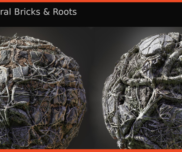 ArtStation - Procedural Bricks & Roots | Resources