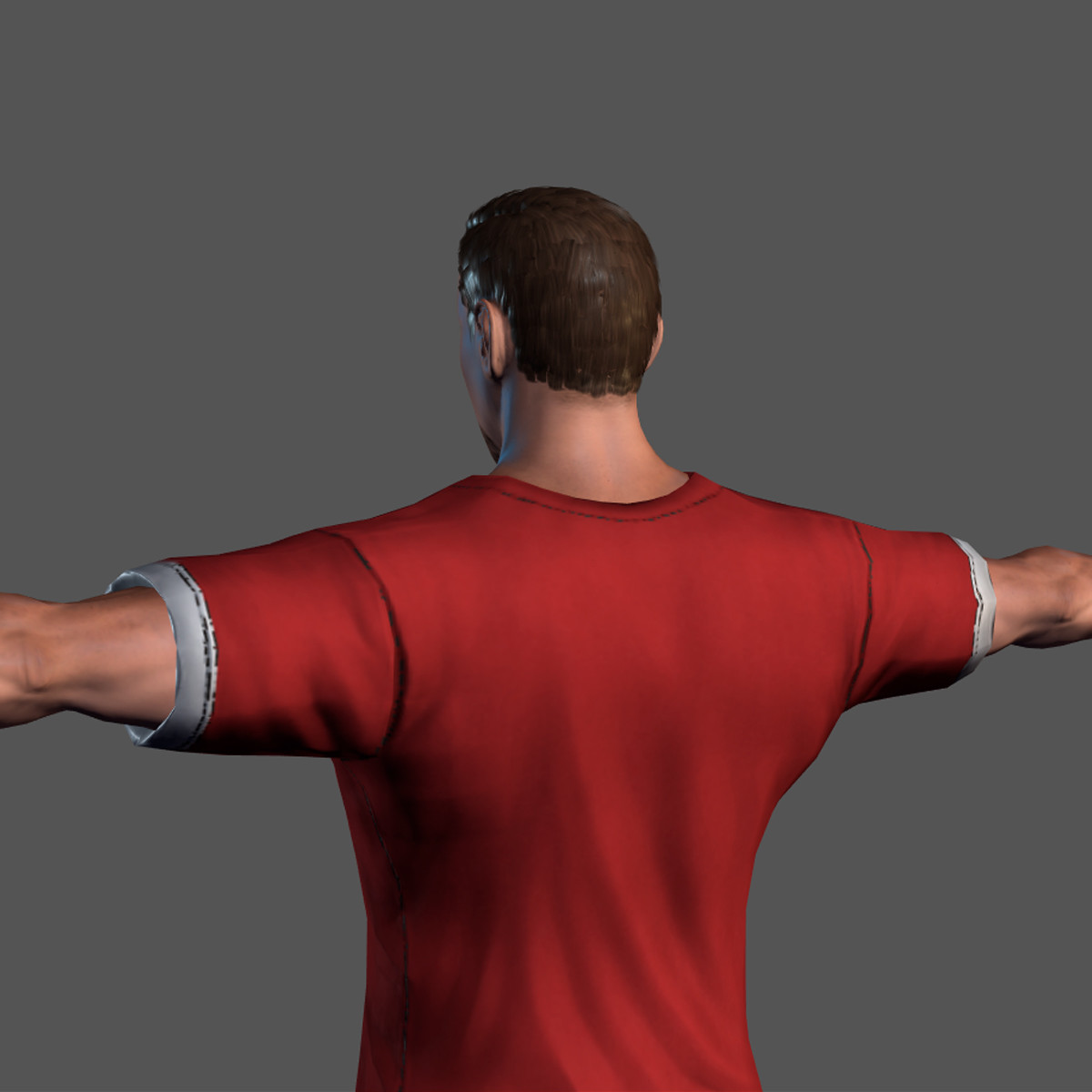 ArtStation - Animated Sportsman-Rigged 3d game character Low-poly 3D ...