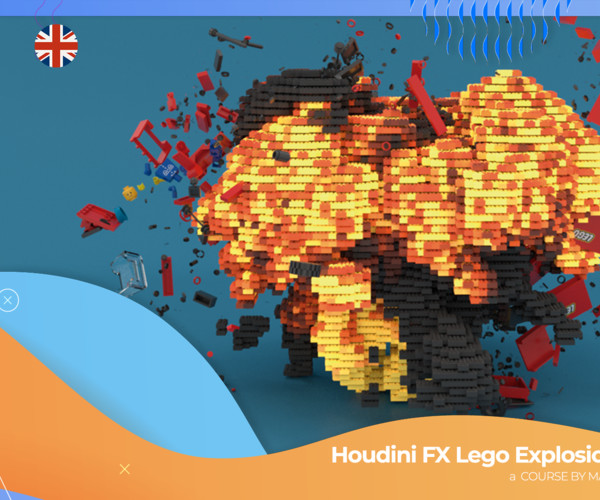 ArtStation - Houdini FX Lego Explosion Course ENG | Tutorials
