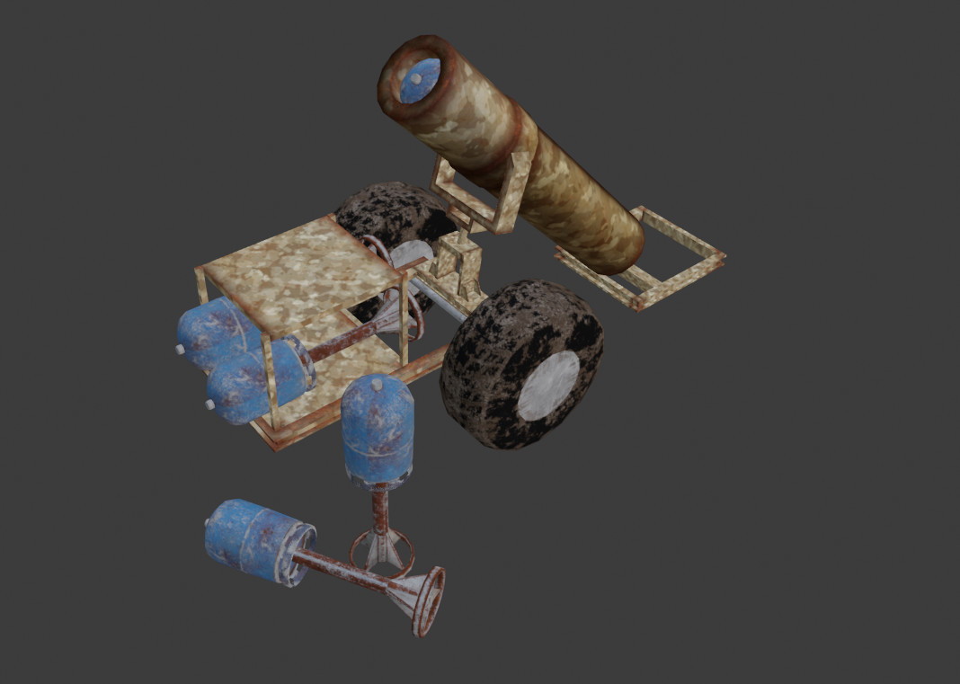 ArtStation - Hell Cannon - Version 2 | Game Assets