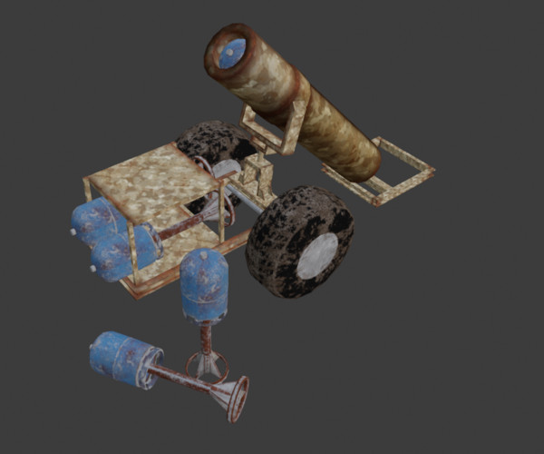 ArtStation - Hell Cannon - Version 2 | Game Assets