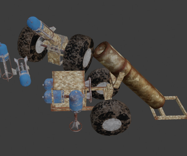 ArtStation - Hell Cannon Pack | Game Assets