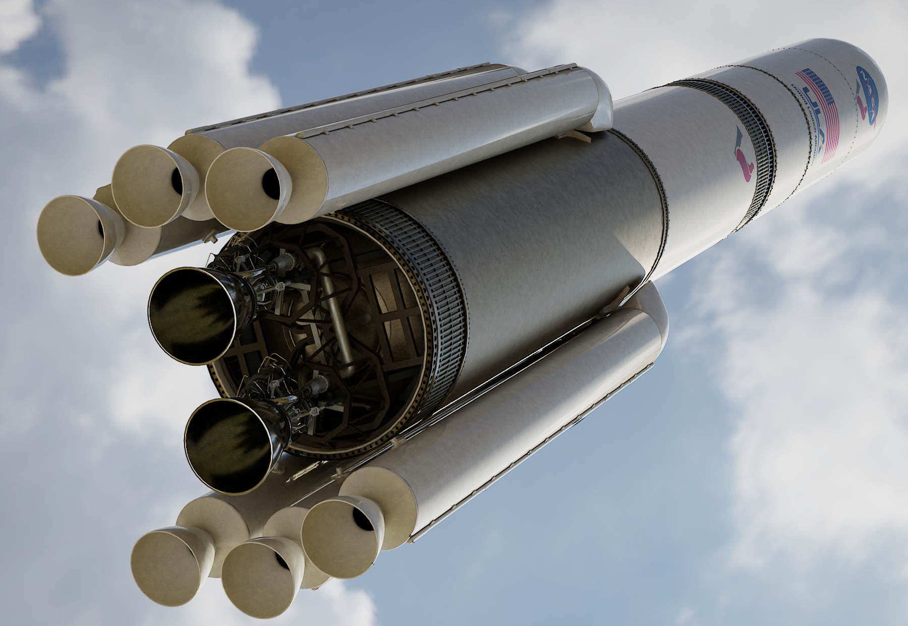 ArtStation - Vulcan Centaur Rocket 3D model | Resources