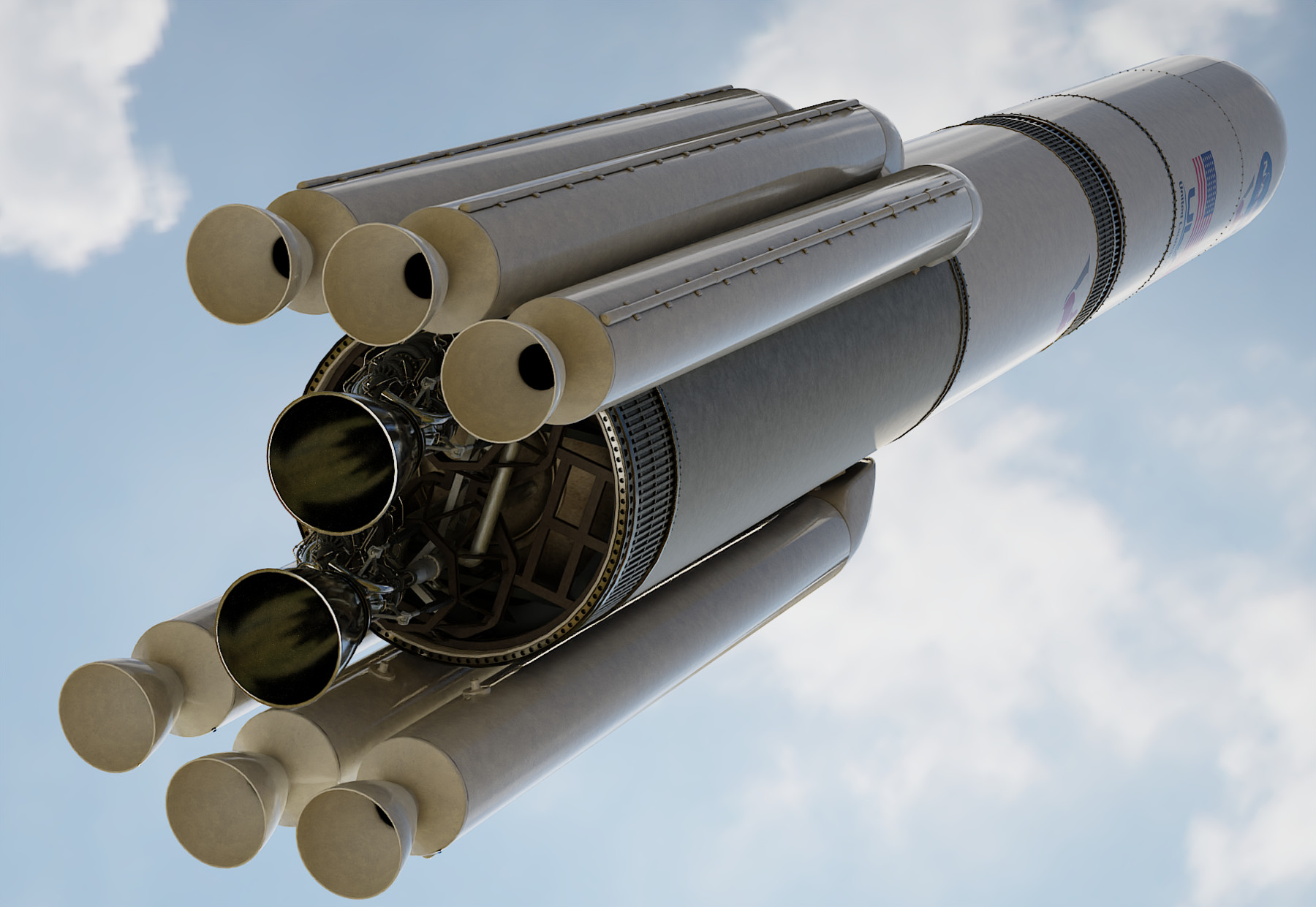 ArtStation - Vulcan Centaur Rocket 3D model | Resources