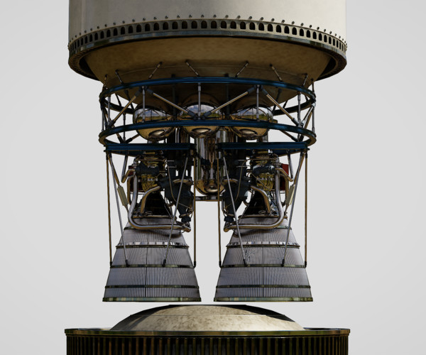 ArtStation - Vulcan Centaur Rocket 3D model | Resources