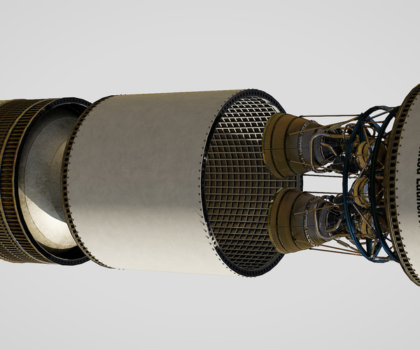 ArtStation - Vulcan Centaur Rocket 3D model | Resources