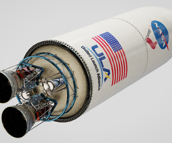 ArtStation - Vulcan Centaur Rocket 3D model | Resources