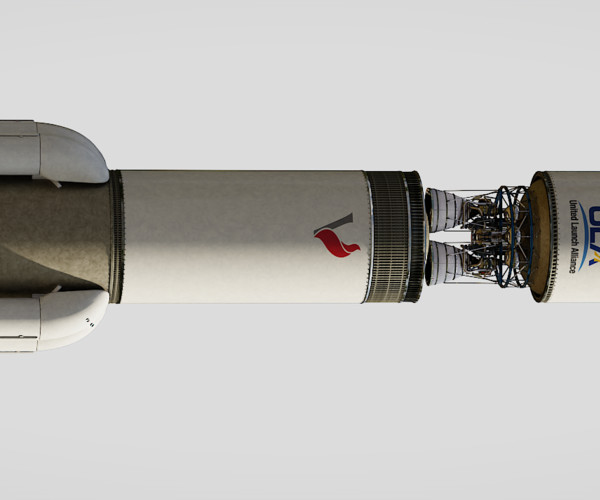 ArtStation - Vulcan Centaur Rocket 3D model | Resources