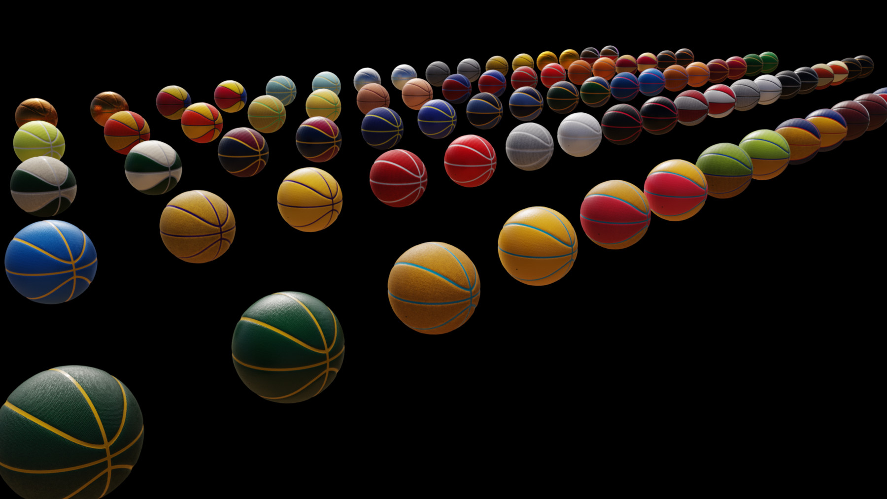 ArtStation - TOUCH MY BASKETBALLS (100 ball game assets pack by ...