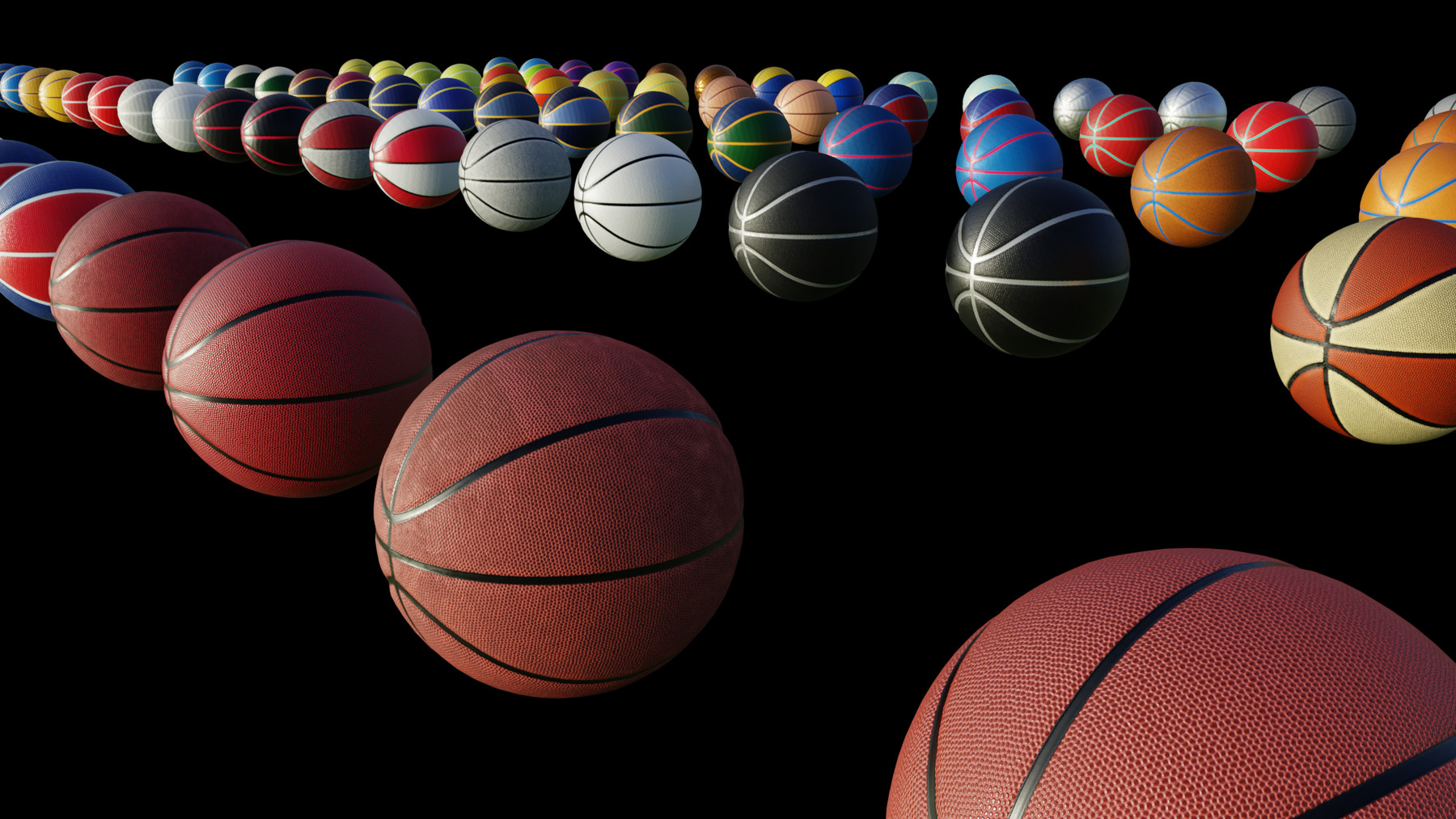 ArtStation - TOUCH MY BASKETBALLS (100 ball game assets pack by ...