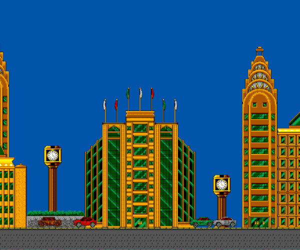 ArtStation - Art-deco City Tile-set for Unity | Game Assets