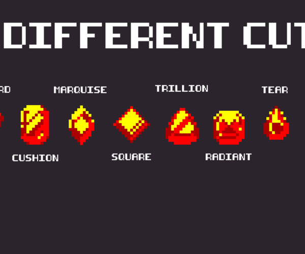 ArtStation - PIXEL ART JEWELRY COLLECTION | Game Assets