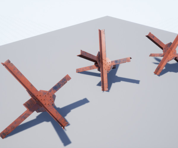 ArtStation - Tank trap | Game Assets