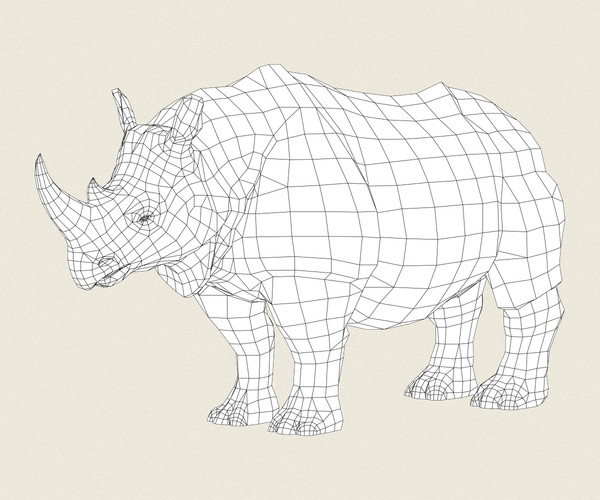 ArtStation - Rhinoceros | Resources