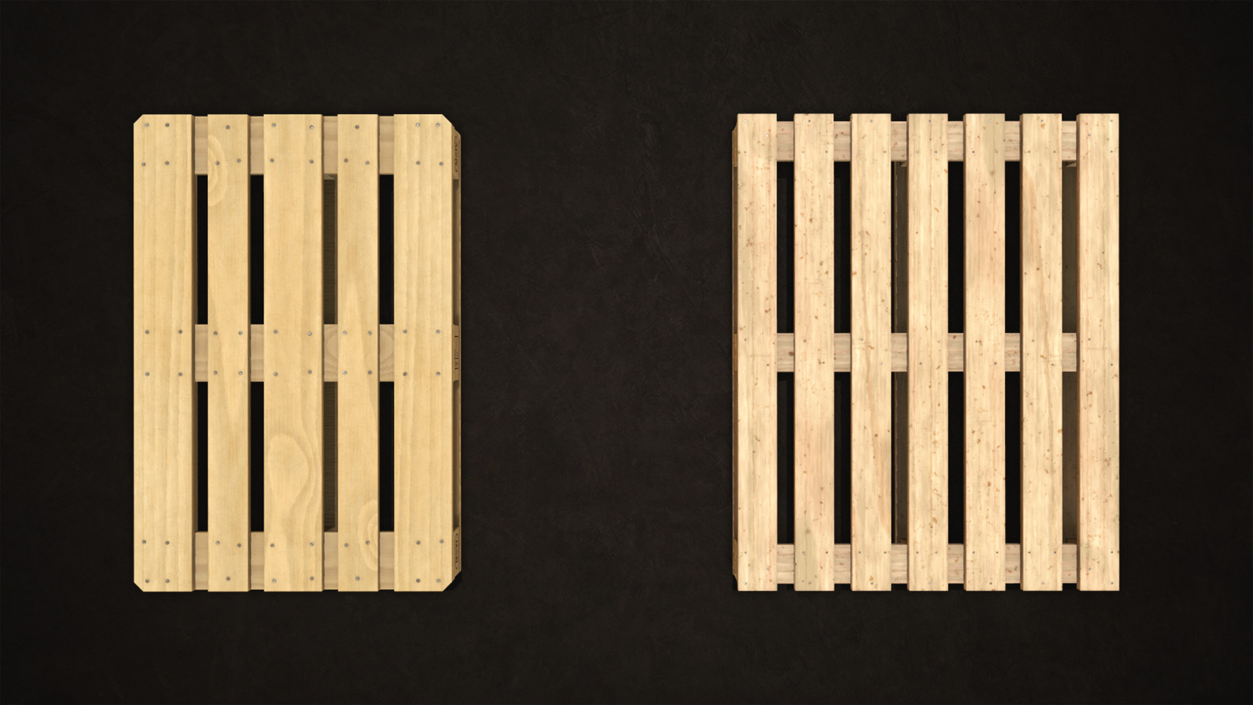 ArtStation - Wooden Pallets - Low Poly | Game Assets