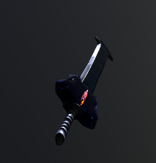 ArtStation - Low Poly Rune Sword | Game Assets