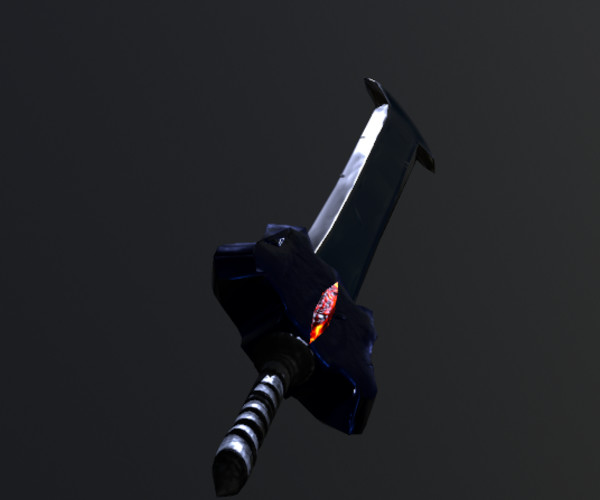 ArtStation - Low Poly Rune Sword | Game Assets