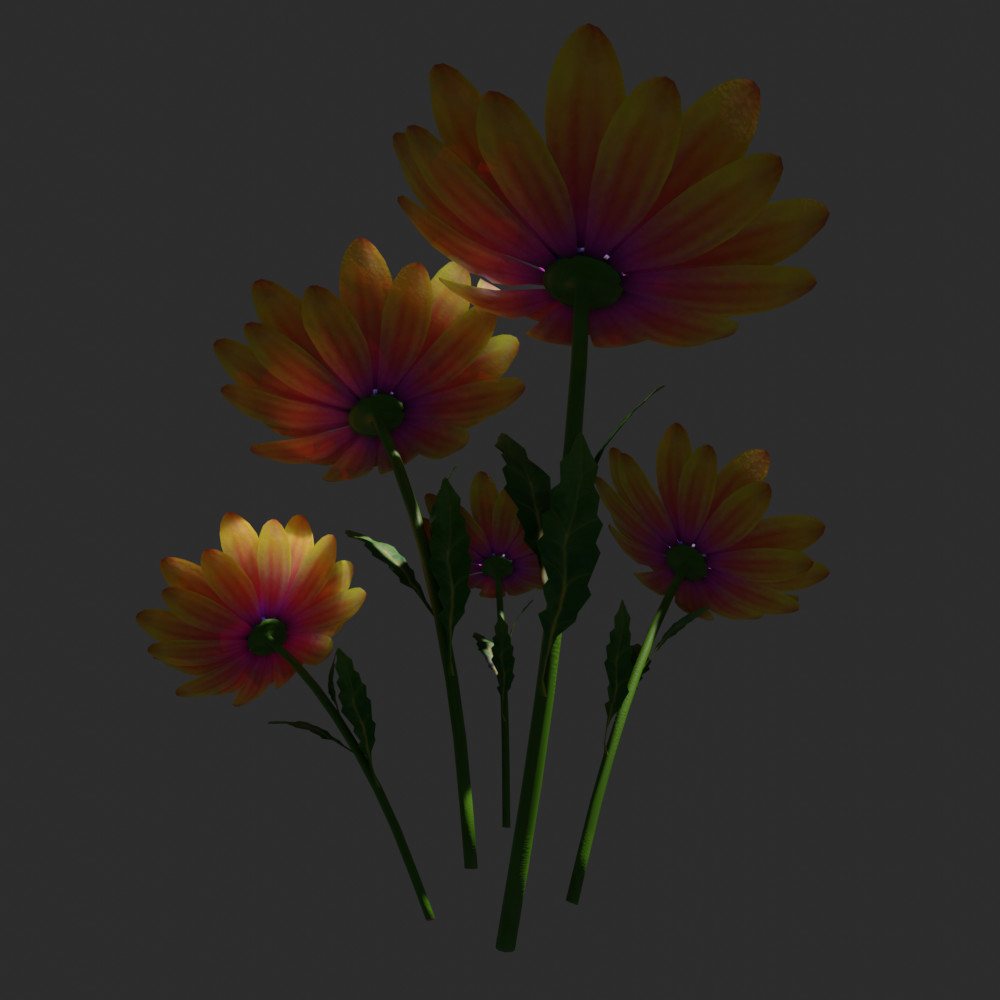 ArtStation - daisy flower | Game Assets