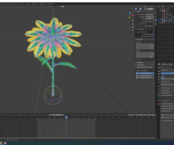 ArtStation - daisy flower | Game Assets