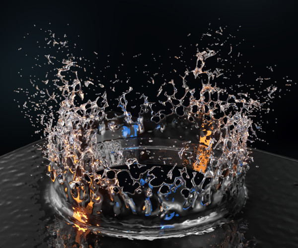 ArtStation - Water Splash 3D model | Resources
