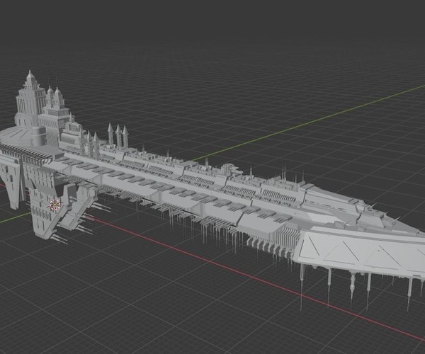 ArtStation - Space Hulk Ship for 3D printing | Resources