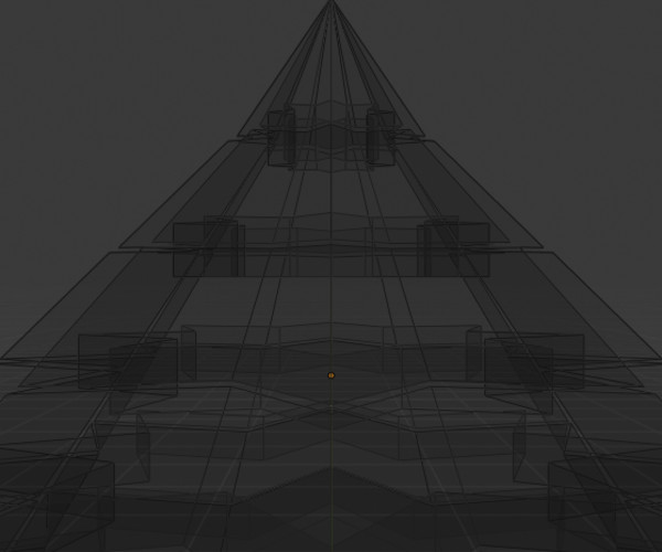ArtStation - Pyramidal Structure 8 Corners Little Interstices | Game Assets