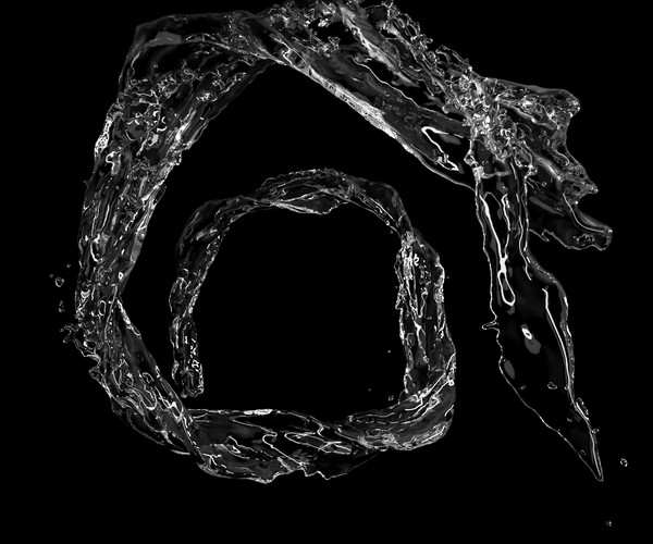 ArtStation - Animated water-liquid splash simulation 3D model | Resources